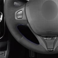 China MEWANT For Renault Clio 4 Captur Samsung QM3 Custom Design Suede Steering Wheel Cover Car Accessories For Winter Wholesale for sale