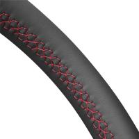 China Artificial Leather Hand Stitched Steering Wheel Cover for Mitsubishi ASX Outlander Sport Mirage G4 Eclipse Cross 2016-2019 for sale