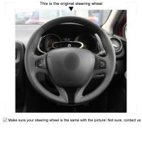 China MEWANT For Renault Clio 4 Captur Samsung QM3 Custom Design Suede Steering Wheel Cover Car Accessories For Winter Wholesale for sale