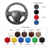 China Artificial Leather Hand Stitched Steering Wheel Cover for Mitsubishi ASX Outlander Sport Mirage G4 Eclipse Cross 2016-2019 for sale