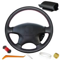 China Car Steering Wheel Cover PU Leather Wrap For Honda Accord 6 1998 1999 2000 2001 2002 2003-2019 for sale