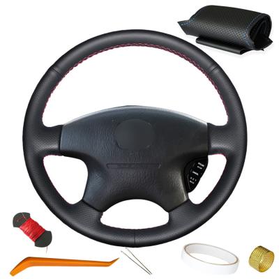 China Car Steering Wheel Cover PU Leather Wrap For Honda Accord 6 1998 1999 2000 2001 2002 2003-2019 for sale