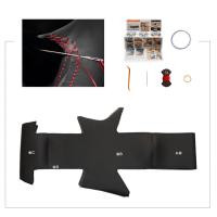 China Black Genuine Leather DIY Steering Wheel Cover For Mitsubishi Lancer X 10 ASX 2006 2007 2008 2009 2010 2011 2012 2013 2014 2015 for sale