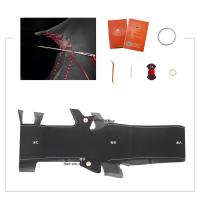 China MEWANT For Peugeot 307 CC Car Accessories Interior Anti-sweat Thin Lace Up Leather Carbon Fiber Steering Wheel Cover for sale