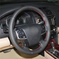 China Customize Hand Sewing Steering Wheel Wrap Cover for Toyota Camry 2002 2003 2004 2005 2006 2007 2008 2009-2017 2018 2019 for sale