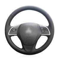 China Accessories Artificial Leather Steering Wheel Cover for Mitsubishi Outlander Mirage ASX L200 2012 2013 2014 2015 2016 for sale