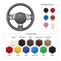 China Hand Stitched Artificial Leather Steering Wheel Covers for Toyota FJ Cruiser 2006 2007 2008 2009 2010 2011 2012 2013-2014 for sale