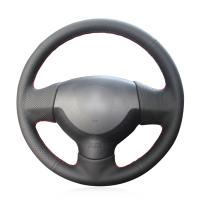 China Custom Sew Artificial Leather Steering Wheel Cover for Mitsubishi Lancer X 10 Outlander ASX 2006 2007 2008 2009 2010 2011 2012 for sale