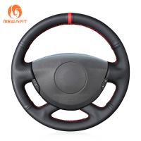 China Hand Stitching Steering Wheel Cover For  Renault Laguna 2 2001-2007 Trafic 2 2012-2014 Espace Grand Espace 2003-2008 Vel Satis for sale