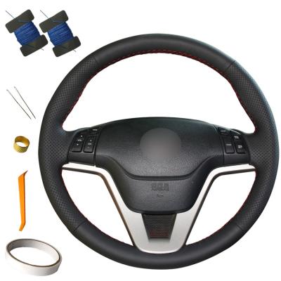 China New Arrival Customize Leather Steering Wheel Cover for Honda CRV CR-V 2007 2008 2009 2010 2011 for sale