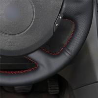 China Hand Stitching Steering Wheel Cover For  Renault Laguna 2 2001-2007 Trafic 2 2012-2014 Espace Grand Espace 2003-2008 Vel Satis for sale