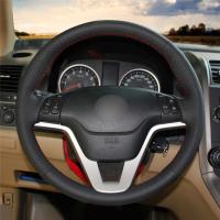 China New Arrival Customize Leather Steering Wheel Cover for Honda CRV CR-V 2007 2008 2009 2010 2011 for sale