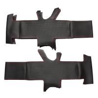 China Black PU Custom Steering Wheel Wrap For Mitsubishi Outlander Pajero Sport 2006 2007 2008 2009 2010 2011 2012 2013 2014 2015 2016 for sale