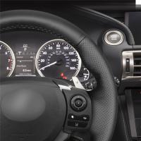 China Custom Hand Sewing Artificial Leather Steering Wheel Cover for Lexus IS200t 2016 2017 IS250 2014 2015 IS300 IS350 IS F-Sport for sale
