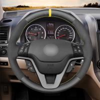 China New Arrival Customize Leather Steering Wheel Cover for Honda CRV CR-V 2007 2008 2009 2010 2011 for sale