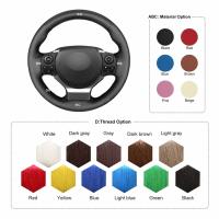 China Custom Hand Sewing Artificial Leather Steering Wheel Cover for Lexus IS200t 2016 2017 IS250 2014 2015 IS300 IS350 IS F-Sport for sale