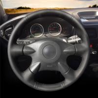 China Hand Stitching Steering Wheel Cover For Renault Samsung SM3 2005 for sale