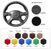 China Hand Stitching Steering Wheel Cover For Renault Samsung SM3 2005 for sale