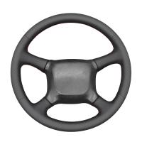 China Car Accessories DIY Hand Stitched Faux Leather Steering Wheel Cover for Chevrolet Silverado 1500  1999 200 2001 2002 for sale