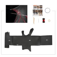 China PU Leather Black DIY Steering Wheel Wrap For Mitsubishi Pajero Sport 2006 2007 2008 2009 2010 2011 2012 2013 2014 2015 2016 for sale