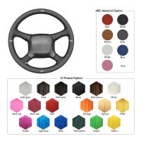 China Car Accessories DIY Hand Stitched Faux Leather Steering Wheel Cover for Chevrolet Silverado 1500  1999 200 2001 2002 for sale