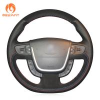 China High Quality Custom Steering Wheel Cover For Peugeot 508 2011-2018 508 SW 2011-2018 for sale