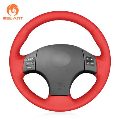 China Hand Stitching Red Leather Steering Wheel Cover for Lexus IS250 IS250C IS300 IS350 2005 2006 2007 2008 2009 2010 for sale