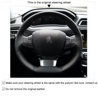 China High Quality Steering Wheel Cover For Peugeot 308 (2) 2013-2020  308 SW 2014-2020 for sale