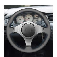 China Hand Sewing Artificial Leather Steering Wheel Cover for Mitsubishi Lancer Evolution EVO 7 8 9 MR M 2003 2004 2005 2006 2007 for sale
