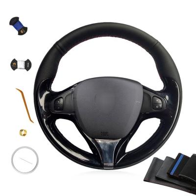 China For Renault Clio 2013-2015  for Renault Captur 2014-2017 Custom Hand Sewing Car Cover Steering Wheel for sale