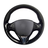 China For Renault Clio 2013-2015  for Renault Captur 2014-2017 Custom Hand Sewing Car Cover Steering Wheel for sale