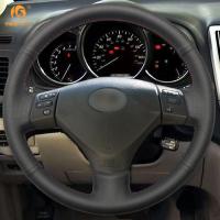 China Custom Leather  Steering Wheel Cover for Lexus RX330 RX400h RX400 2004 2005 2006 2007 Toyota Corolla Verso 2006 Camry 2004-2006 for sale