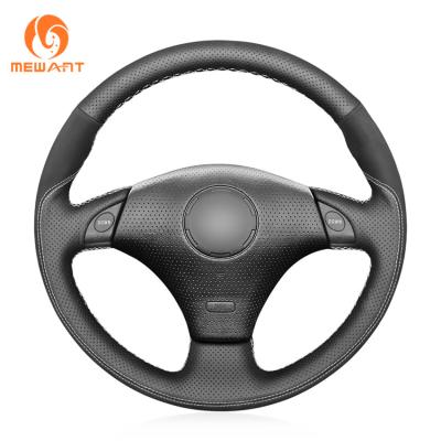 China Custom Hand Stitching Suede Leather Steering Wheel Cover for Toyota RAV4 Corolla Celica MR2 1998 1999 2000 2001 2002 2003 2004 for sale
