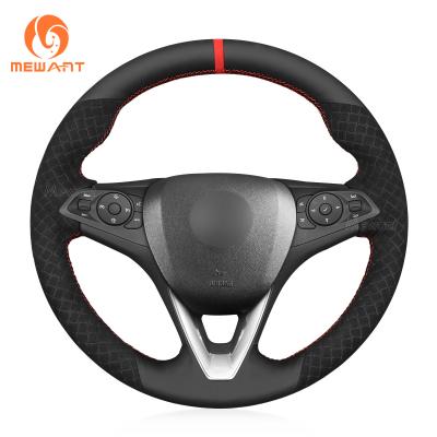 China MEWANT New Design Stitch Steering Wheel Cover For Opel Astra K Corsa E Crossland X Insignia B Country Tourer KARL Zafira C for sale