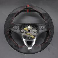 China MEWANT New Design Stitch Steering Wheel Cover For Opel Astra K Corsa E Crossland X Insignia B Country Tourer KARL Zafira C for sale