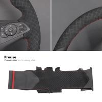 China MEWANT New Design Stitch Steering Wheel Cover For Opel Astra K Corsa E Crossland X Insignia B Country Tourer KARL Zafira C for sale