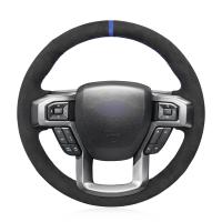 China Customized Hand Sewing Steering Wheel Cover For Ford F150 F250 F350 F450 for sale