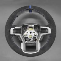 China Customized Hand Sewing Steering Wheel Cover For Ford F150 F250 F350 F450 for sale