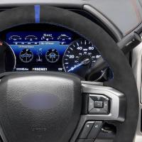 China Customized Hand Sewing Steering Wheel Cover For Ford F150 F250 F350 F450 for sale