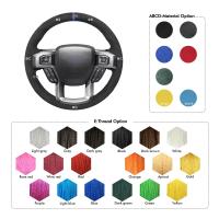 China Customized Hand Sewing Steering Wheel Cover For Ford F150 F250 F350 F450 for sale