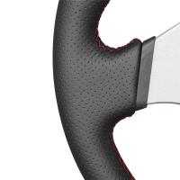 China Hand Stitching Carbon Leather Steering Wheel Cover for Mitsubishi Lancer Evolution EVO 7 8 9 MR M 2003 2004 2005 2006 2007 for sale
