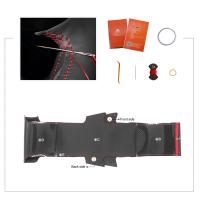 China Hand Stitching Carbon Leather Steering Wheel Cover for Mitsubishi Lancer Evolution EVO 7 8 9 MR M 2003 2004 2005 2006 2007 for sale