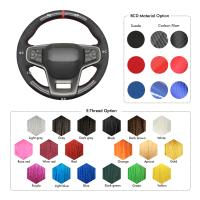 China Hand Sewing Carbon Fiber Steering Wheel Cover For Ford Bronco 2021 2022 2024 for sale