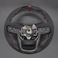China Artificial Leather Steering Wheel Cover for GMC Sierra 1500 Limited Yukon XL 2019 2020 2021 2022 for sale