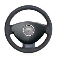 China For Renault Duster Dacia Duster 2011-2015 Custom the Hand Sewing Steering Wheel Cover for sale