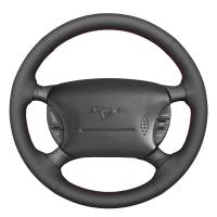 China Customized Hand Sewing Steering Wheel Cover For Full Range Of Ford Mustang for sale