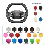 China Hand Stitching PU Leather Steering Wheel Cover for Chevrolet Corvette C8 2020 2021 2022 2023 for sale