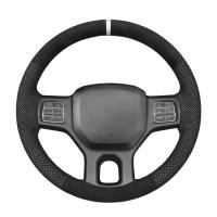 China Best Selling Auto Accessories Car Athsuede Steering Wheel Cover for Girls Free Samples for Dodge RAM 1500 2012-2018 Challenger for sale