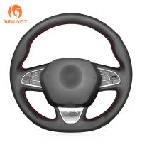 China Hand Sewing Artificial Leather Steering Wheel Cover for Renault Kadjar Koleos Megane Talisman Scenic Samsung QM6 2016-2019 for sale