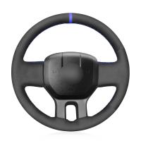 China Best Selling Suede Auto Accessories Car Leather Steering Wheel Cover for Girls Free Samples for Dodge RAM Challenger 2009-2010 for sale